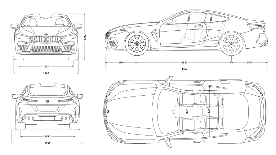 BMW M8 Coupé: Engines & Technical Data | BMW.co.za
