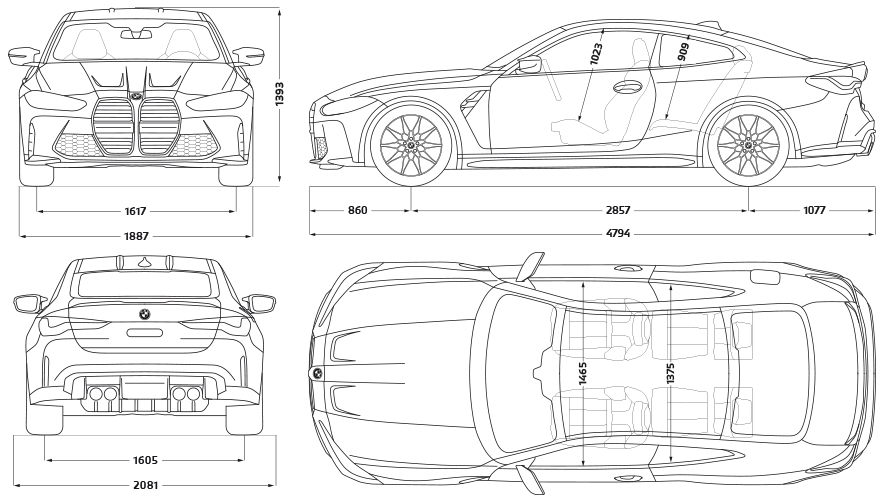 BMW M4 Coupé: Engines & Technical Data | BMW.co.za
